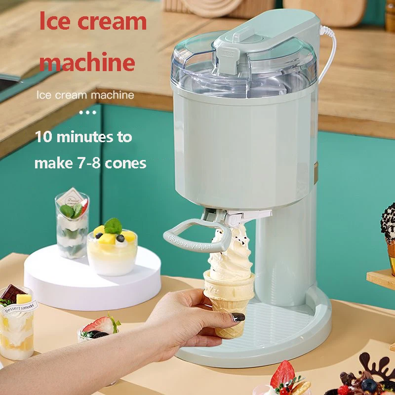 Fully-automatic-ice-cream-machine-home-small-children-DIY-homemade-cone ...