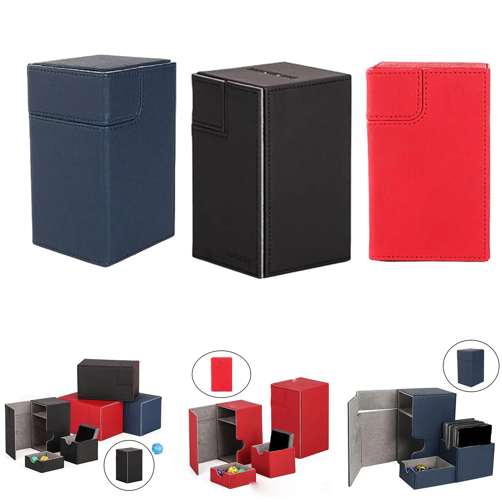 Card Deck Storage Box | Trading Cards Storage | Game Cards Deck Box ...