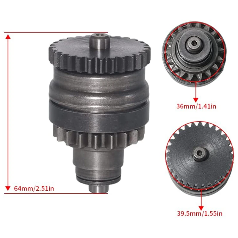 55140026300 Starter Drive Bendix For KTM 250cc 300cc EXC XC W XC Motor ...