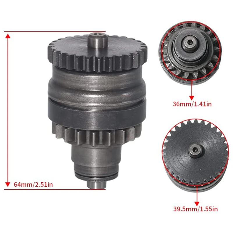 55140026300 Starter Drive Bendix For KTM 250cc 300cc EXC XC W XC Motor Engine Parts Starting ...