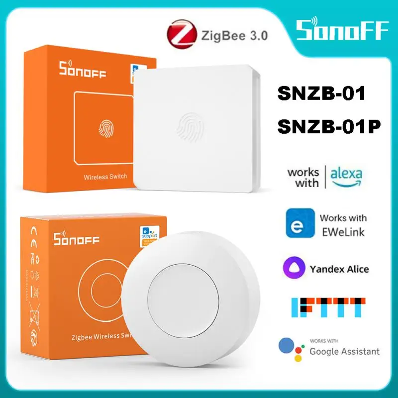 SONOFF-Zigbee-Wireless-Switch-SNZB-01P-Smart-Scene-Two-way-Contol ...