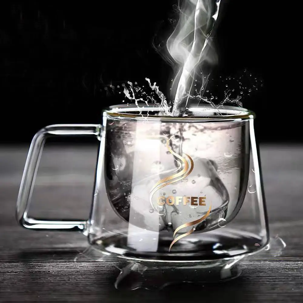 200ml-Transparent-Drinkware-Cups-Double-Bottom-Glass-Cup-Coffee-Milk ...