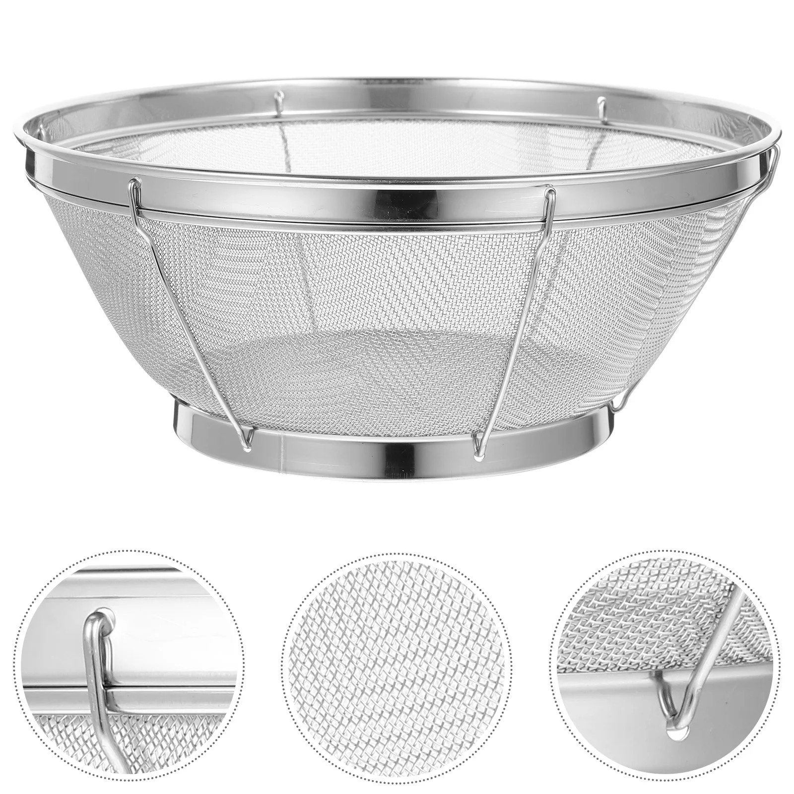 Stainless-Steel-Mesh-Colander-Strainer-Basket-Drainer-Fine-Mesh ...