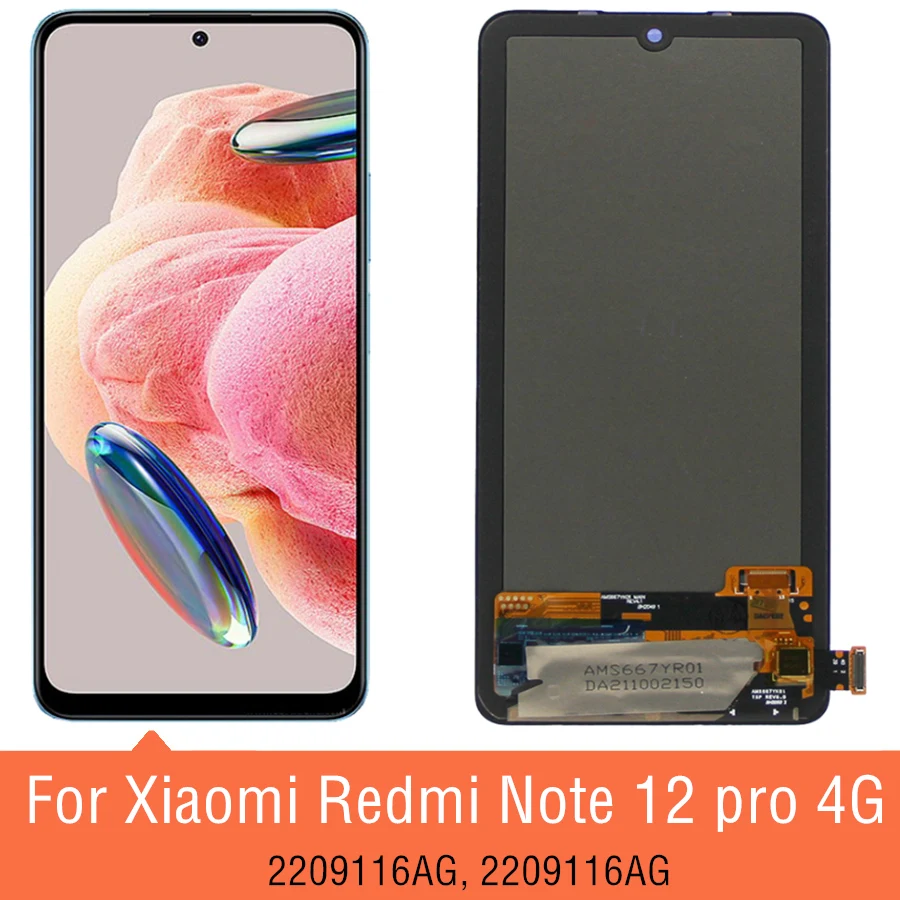 6-67-Amoled-For-Xiaomi-Redmi-Note-12-Pro-4G-lcd-Touch-Screen-Digitizer ...