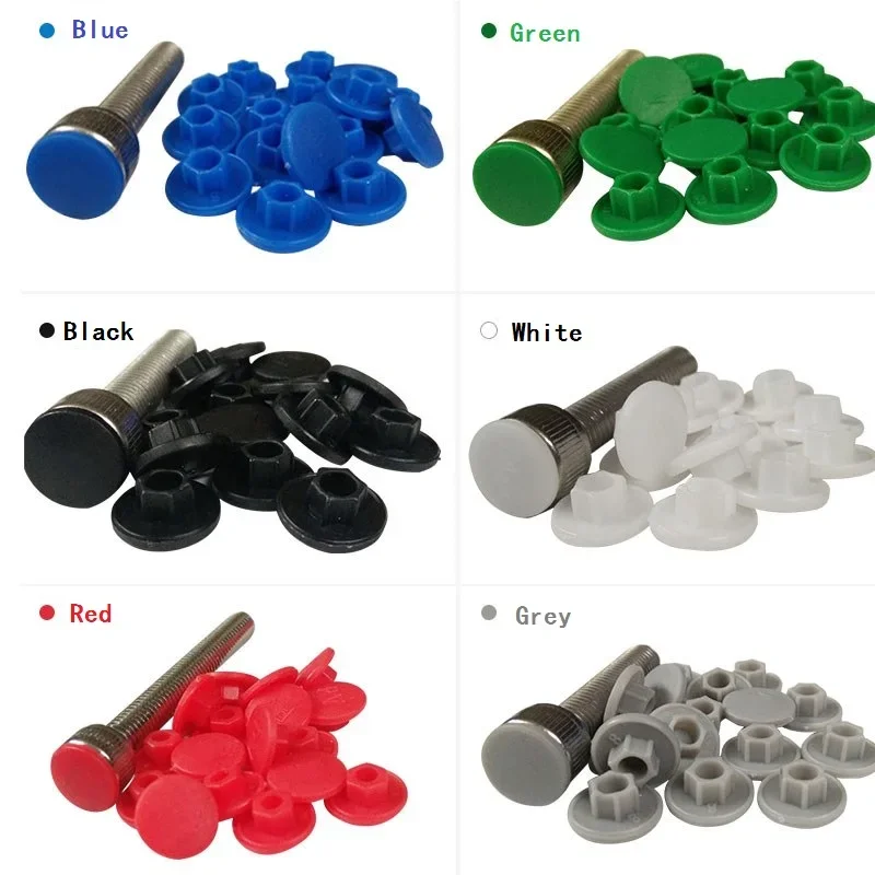 200PCS-White-Black-Red-Hex-Socket-Allen-Bolt-Screw-Nut-Hexagon-Head ...