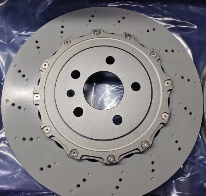 Disco de freno de 2 piezas con alto contenido de carbono OE de repuestos para automóvil trasero ...