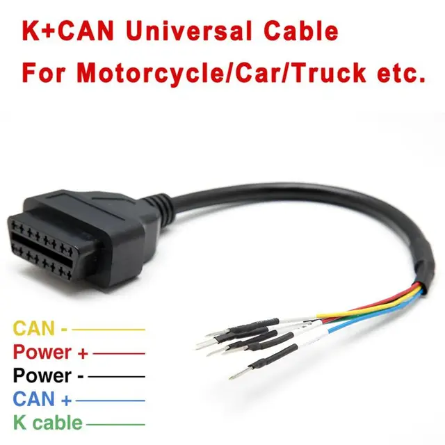 For Honda 4Pin For Honda 6Pin OBD Motorcycle Cable 16Pin Plug Cable ...