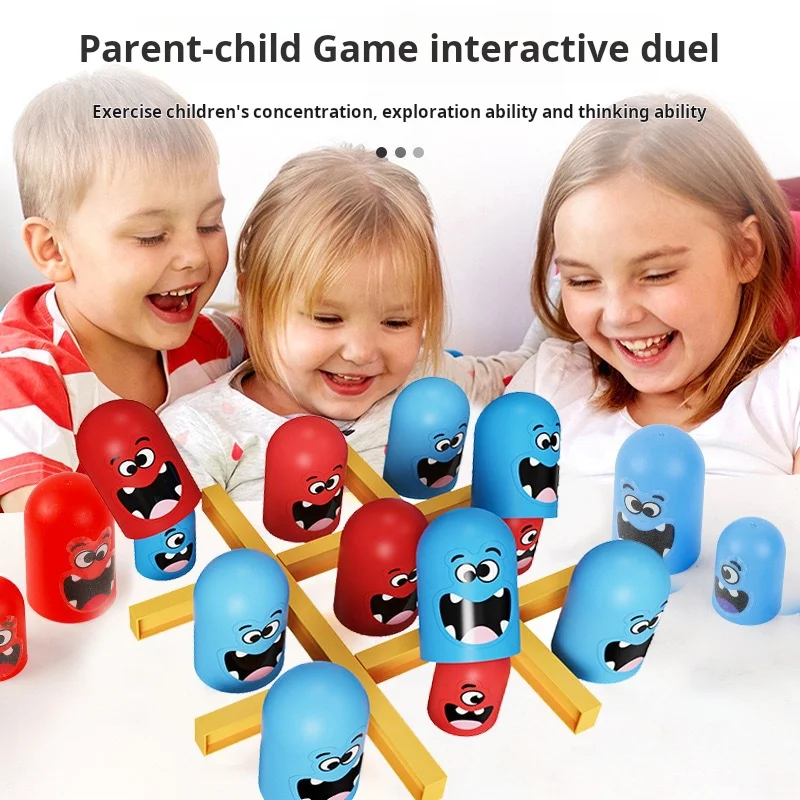 Tic-Tac-Toe-Game-Children-Tictactoe-Boy-Intelligence-Parent-child ...