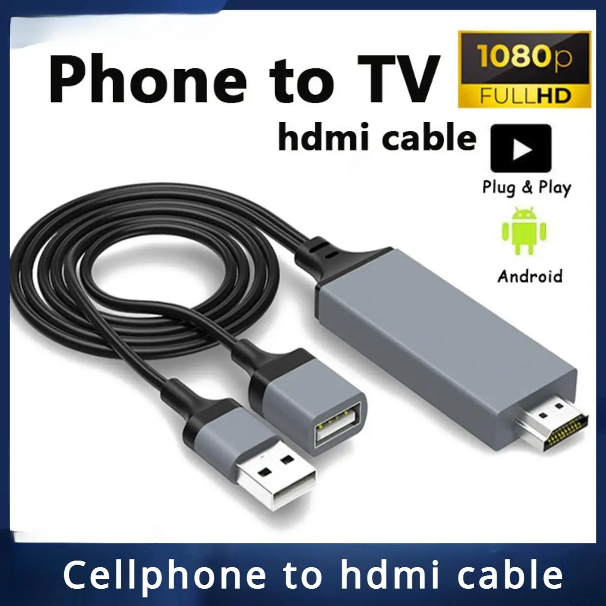 1M-Phone-To-TV-Cable-HDMI-To-Cellphone-Cable-Plug-Play-1080P-HDMI ...