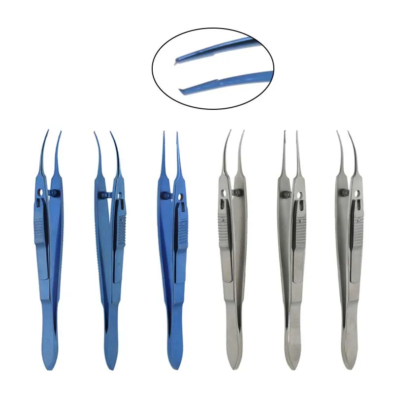Ophthalmic-Fixation-Forceps-Strabismus-Forceps-Straight-Left-Right-with ...