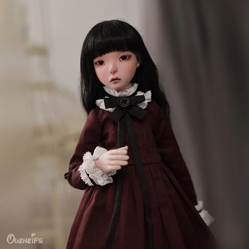 New Design BJD Edda Doll 1/4 Roze Body Red Vintage Dress Elegant And ...