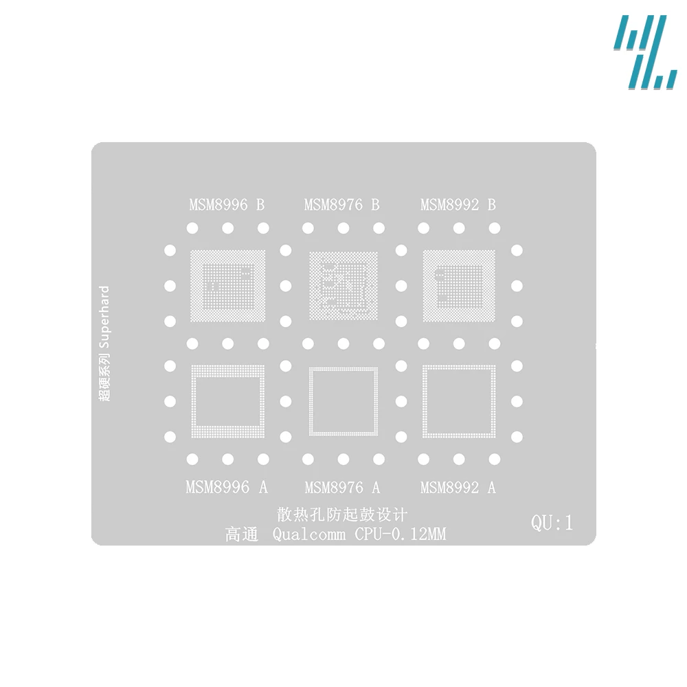 Stencil Rbaling For Qualcomm CPU QU1 QU2 QU3 QU4 QU5 QU6 QU7 QU8 SM8350 SDM439 SM7350 QCS1105 ...