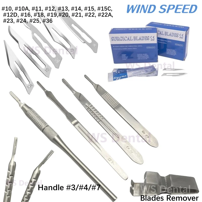 Sterile-Medical-Surgical-Blades-DIY-Carving-Blade-Dental-Medical ...