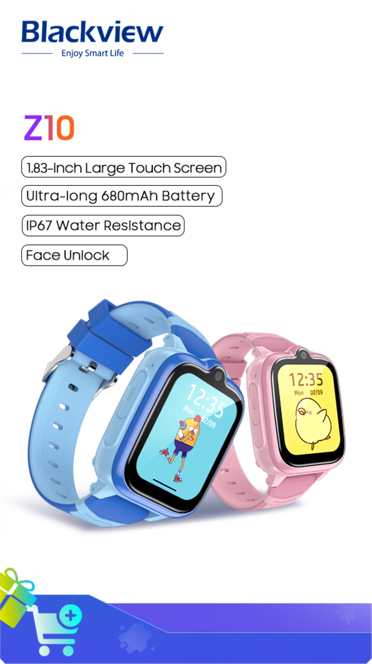 Blackview-Z10-Children-s-Watch-1G-8G-1-83-inch-IPS-Display-IP67 ...