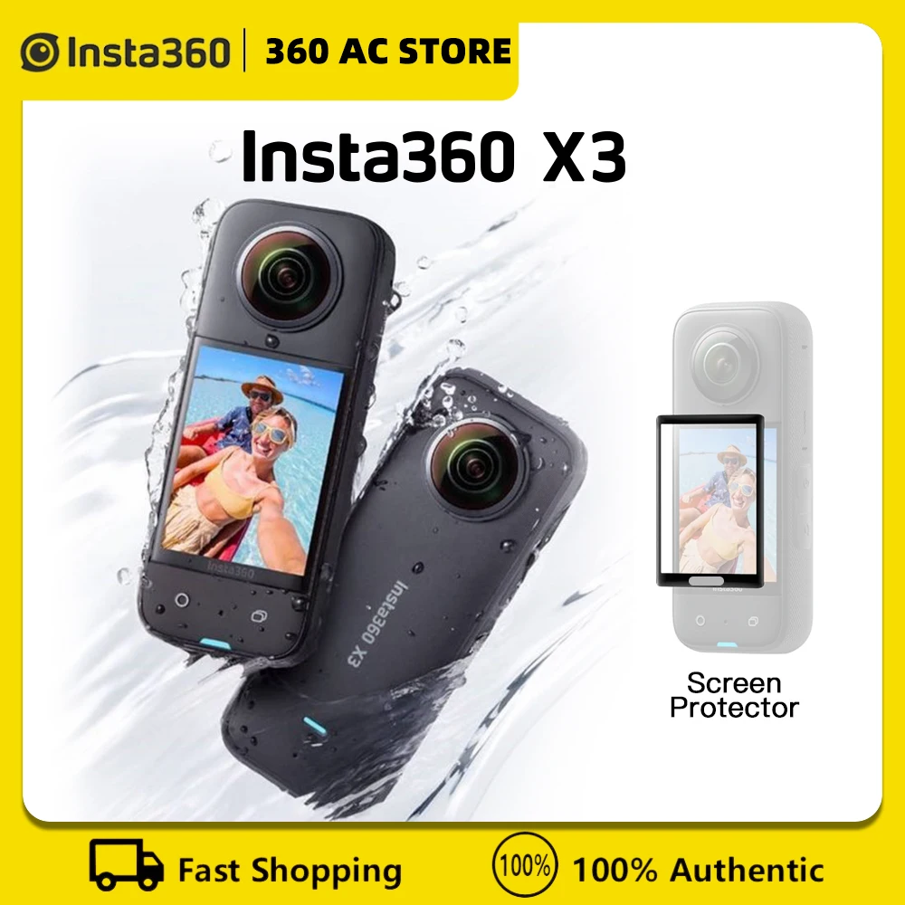 Insta360-X3-Action-Camera-5-7K-Active-HDR-Video-Waterproof-FlowState ...