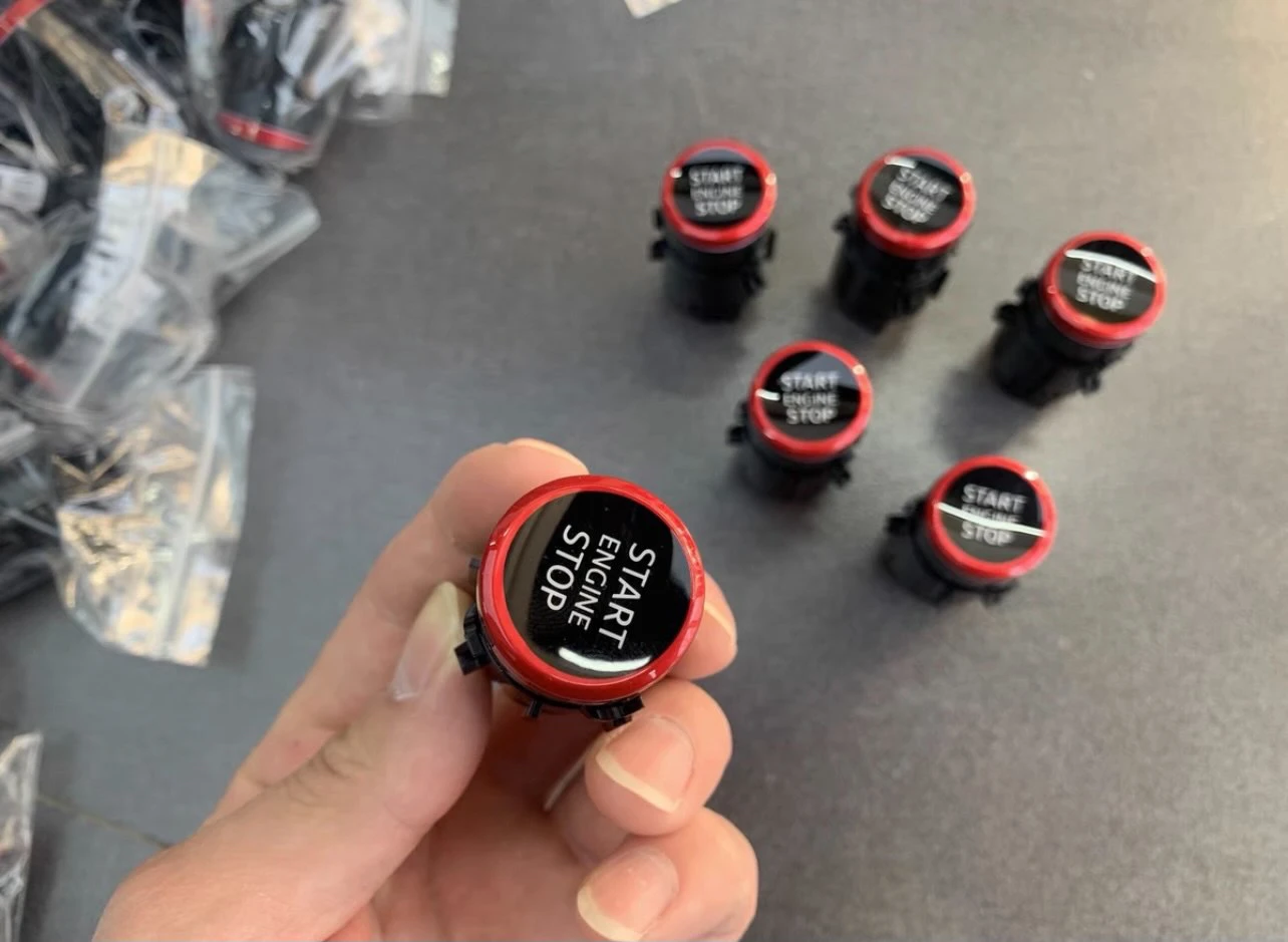 New-Red-Start-Stop-Button-Engine-Switch-Ignition-Switch-for-Audi-A8 ...