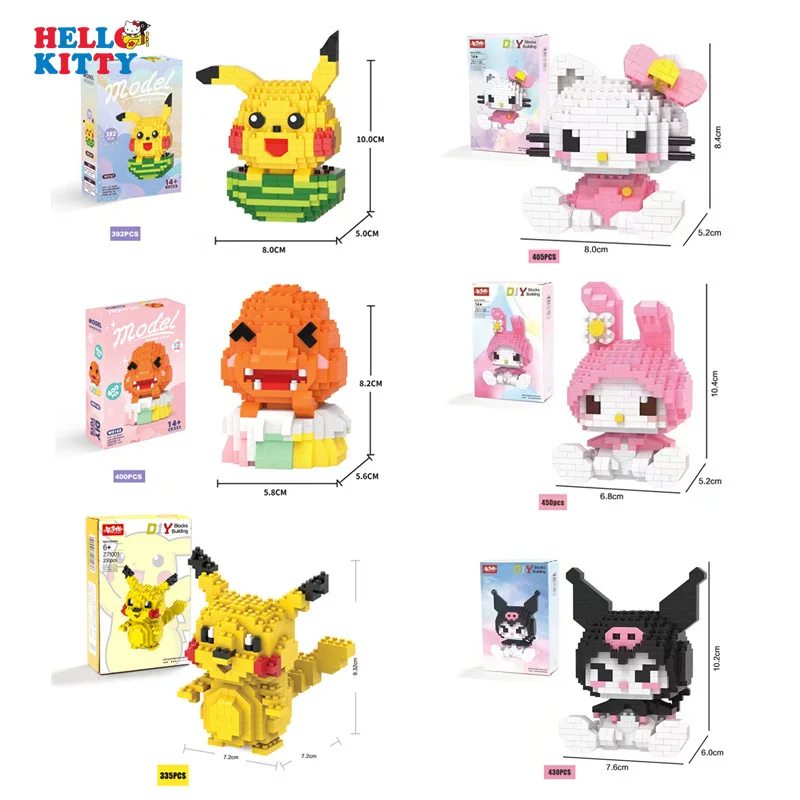 New-Hello-Kitty-Building-Blocks-Anime-Particle-Puzzle-Blocks-for-Lego ...