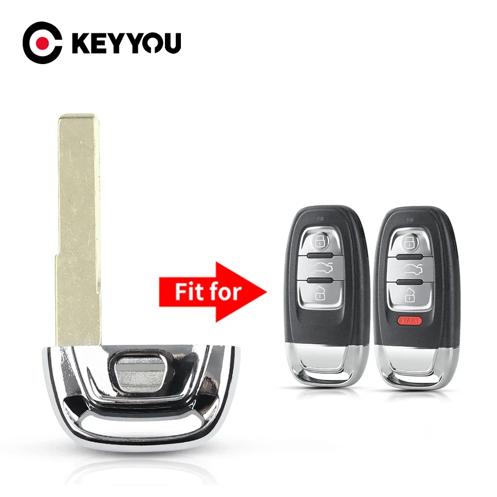 KEYYOU Replacement Key Emergency Key Blade Smart Key Ignition Key Blade ...