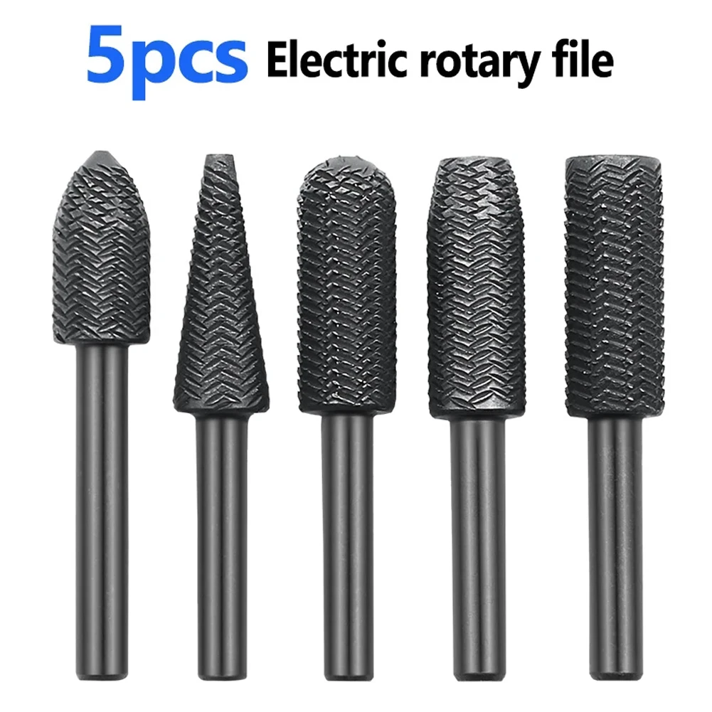 Rotary-Rasp-Steel-File-Set-Carving-Bit-Double-Cutter-Rotary-File-Super ...