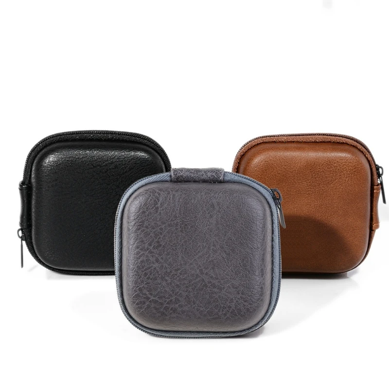 Small-Leather-Headphone-Protective-Bag-Lightweight-Box-Small-Headphone ...
