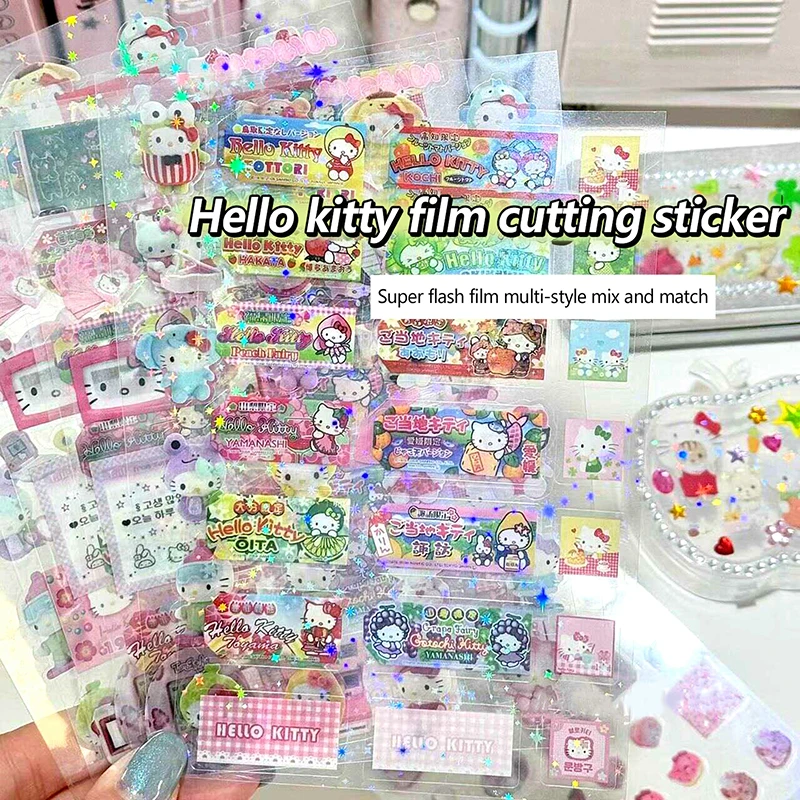 1Set-Kawaii-Hello-Kitty-Sticker-Anime-Sanrio-KT-Cat-Decal-For-Phone ...