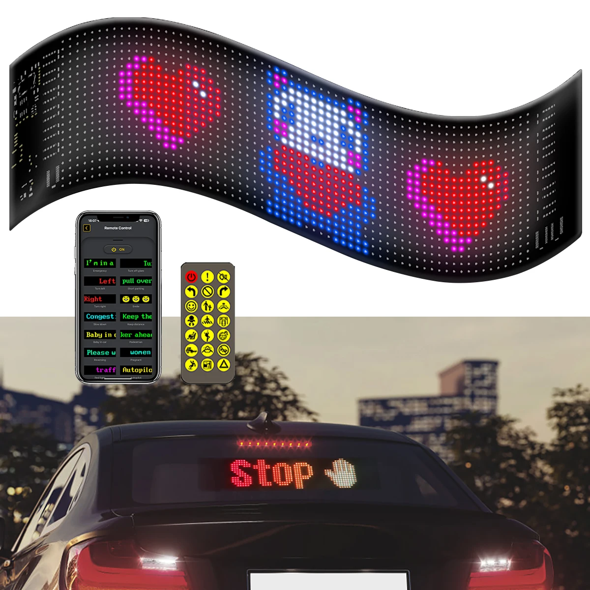 Flexible-LED-Matrix-Pixel-Panel-Scrolling-Advertising-for-Car-LED-Sign ...