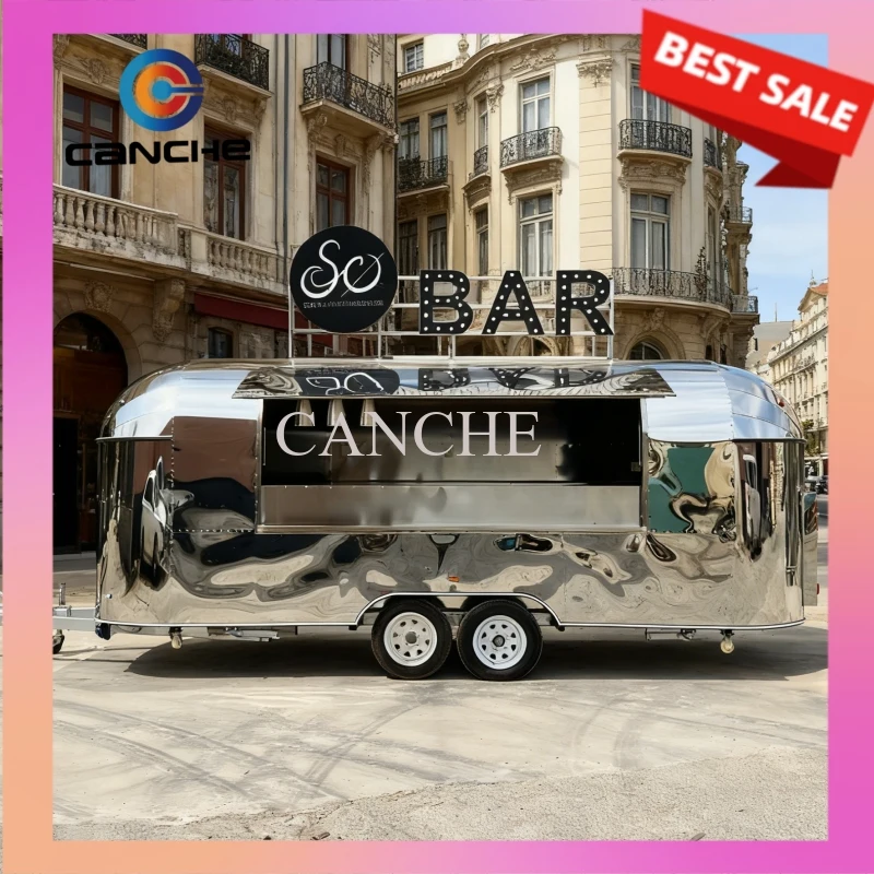 Outdoor Food Concession Van Commerical Use Food Truck customized Mobile ...