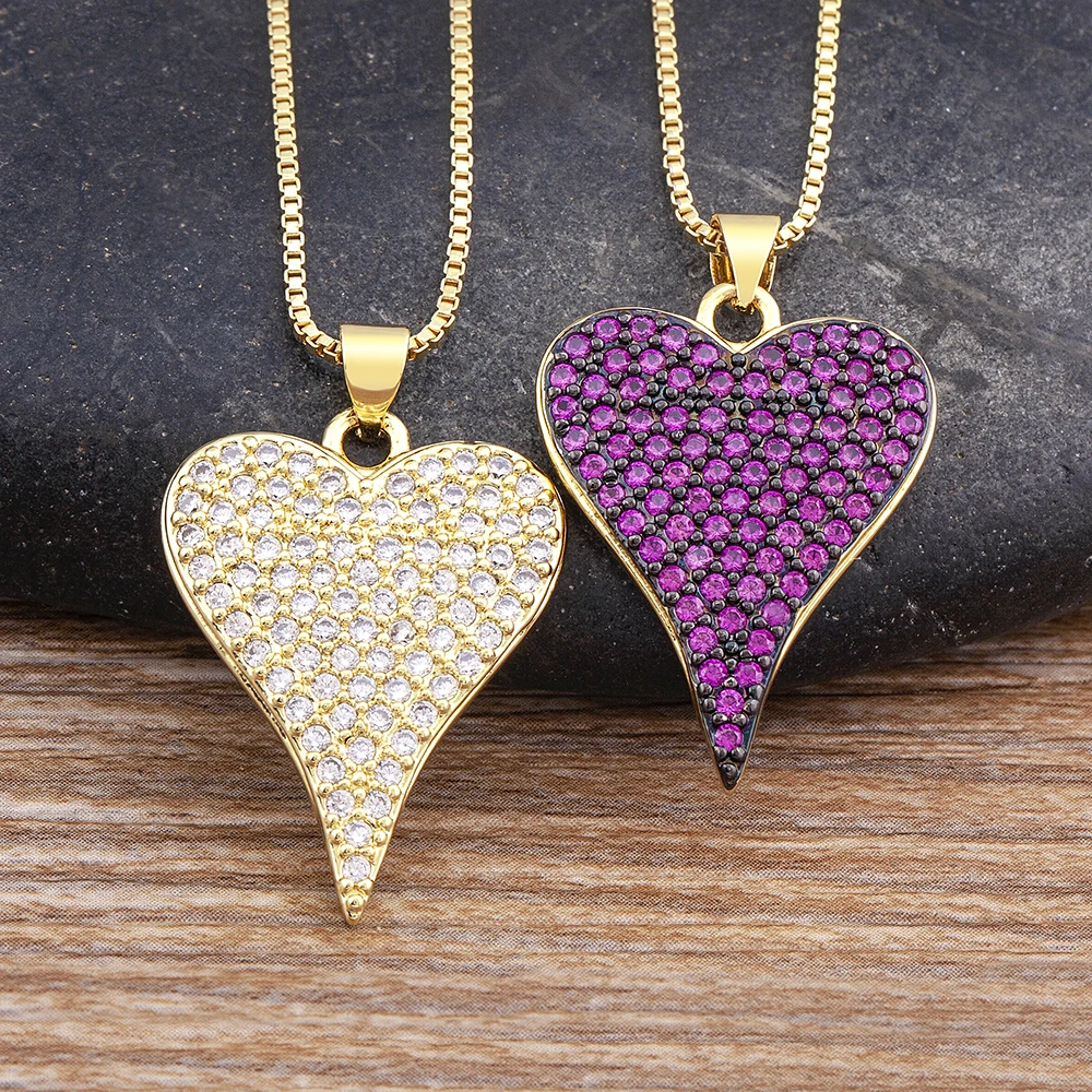 Pendant Chain Gift Girl | Pendant Necklaces Girls Heart | Necklace Girl ...
