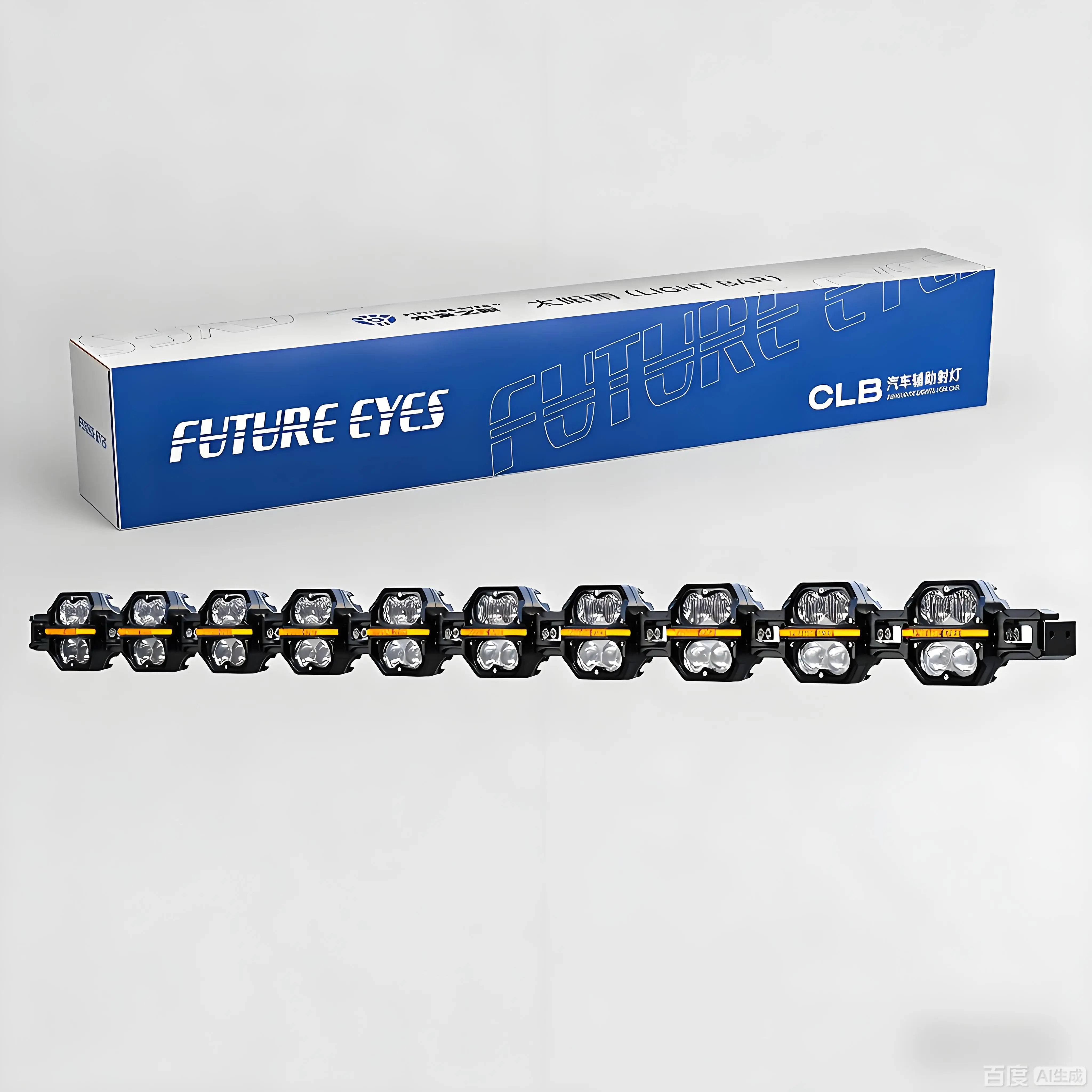 Future Eyes CLB-50 - LED Light Bar 51in, 10 LED Linkable Roof Bar Light ...