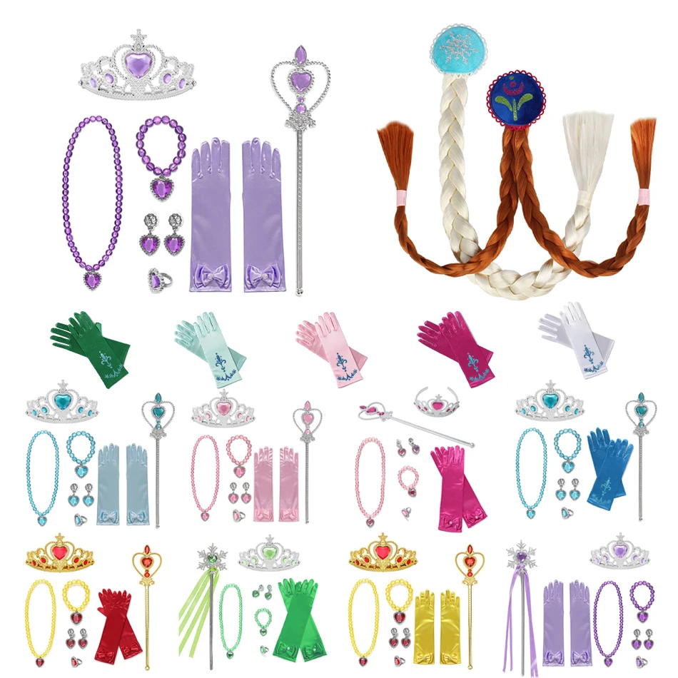 Girls-Frozen-Elsa-Anna-Cinderella-Princess-Accessory-for-Cosplay ...