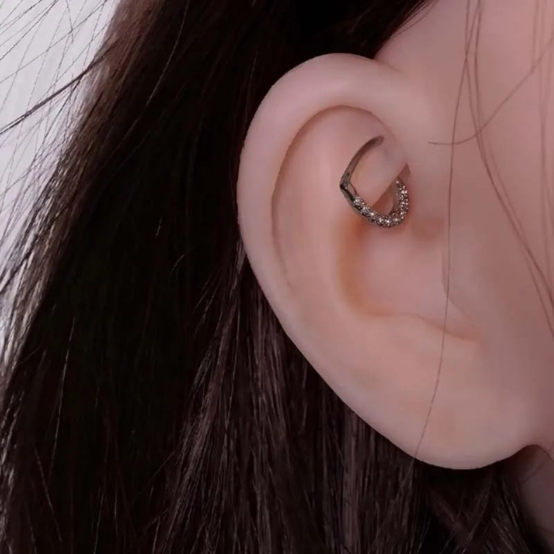 Ear Piercing Rook Heart