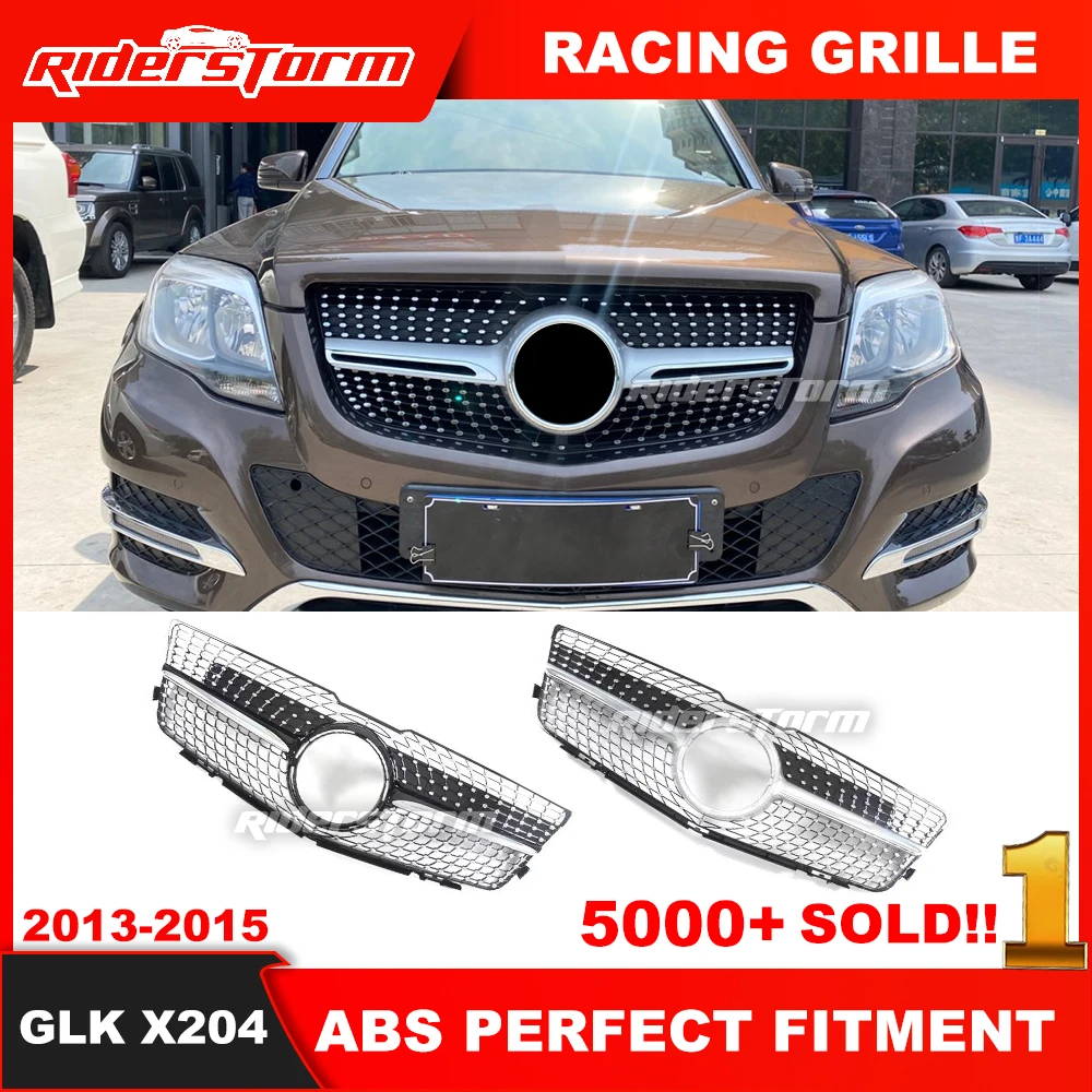 Year-2013-2015-For-GLK-X204-Diamond-Grille-Grill-For-GLK-class-Grille ...
