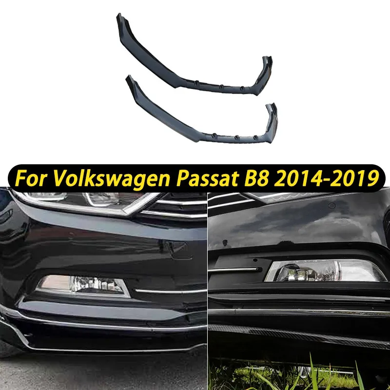 Car Front Bumper Lip Body Kits Spoiler Splitter Diffuser For Volkswagen ...
