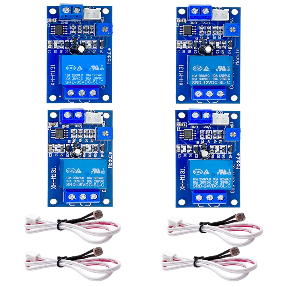 XH-M131-DC-5V-12V-24V-10A-Light-Control-Switch-Photoresistor-Relay ...