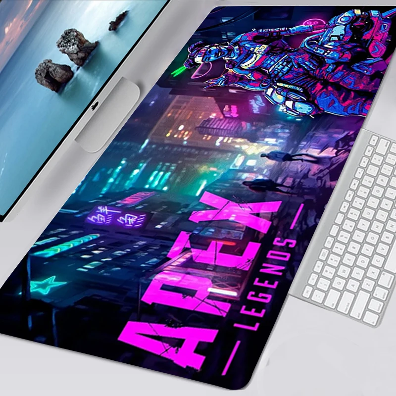Xxl Apex Legends Mouse Pad Art Large Overlock Edge Mat Rubber Speed Pc ...