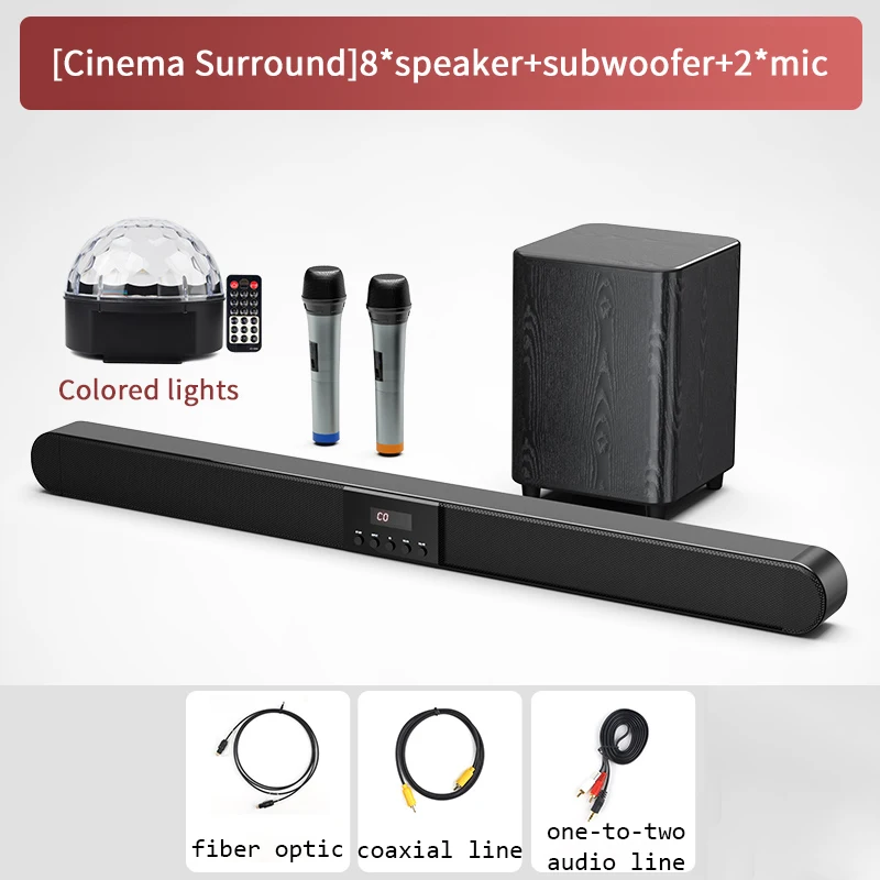 Professional-Kareoke-System-With-2-MIC-Sound-Bar-DSP-Audio-Karaoke ...