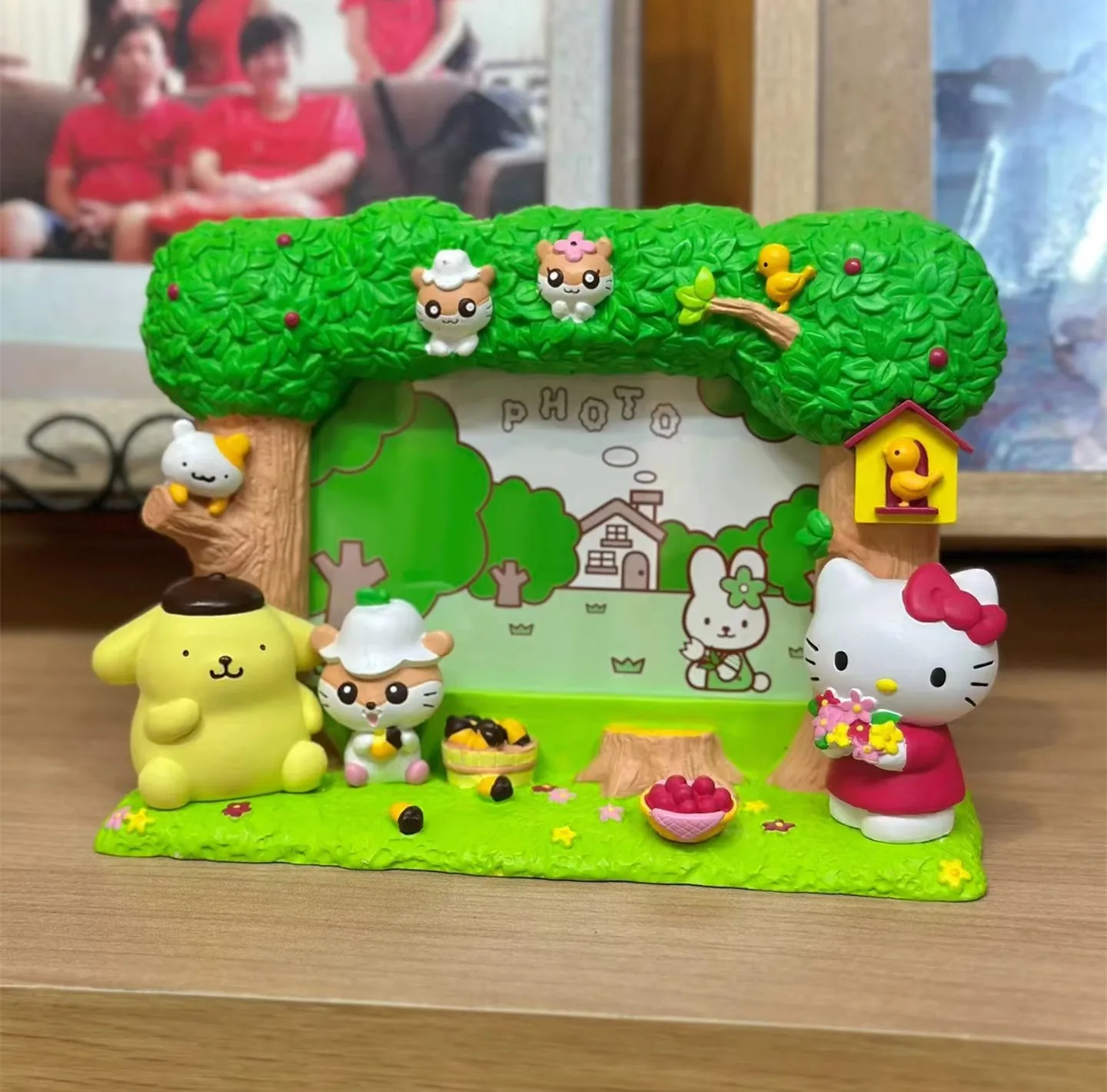 Hello Kitty Sanrio Pom Pom Purin Family Resin Photo Frame Picture Frame ...