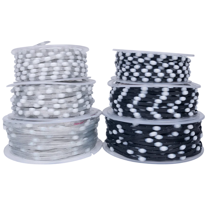 5V-WS2811-WS2812-3PIN-Black-Wire-LED-String-Lights-Dream-Color-RGBIC ...