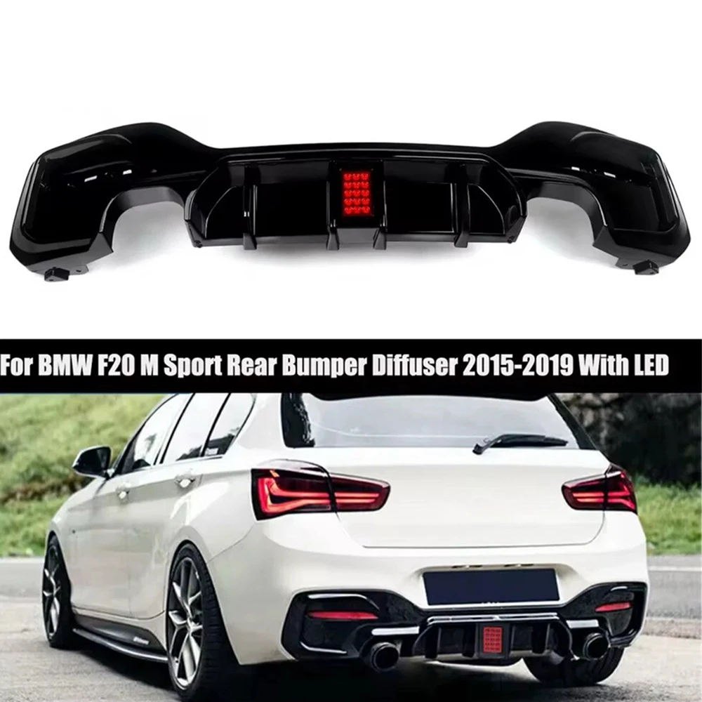 F20 Diffuser With LED For BMW M Sport F21 M135i M140i E92 E93 335I 2015 ...