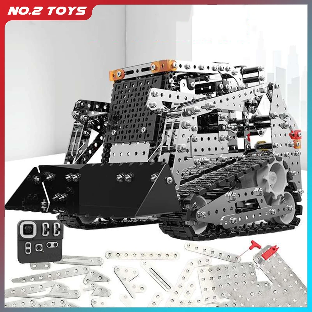 2.4G 10CH RC Tracked Dump Truck SW (RC) 008 DIY Stainless Steel ...