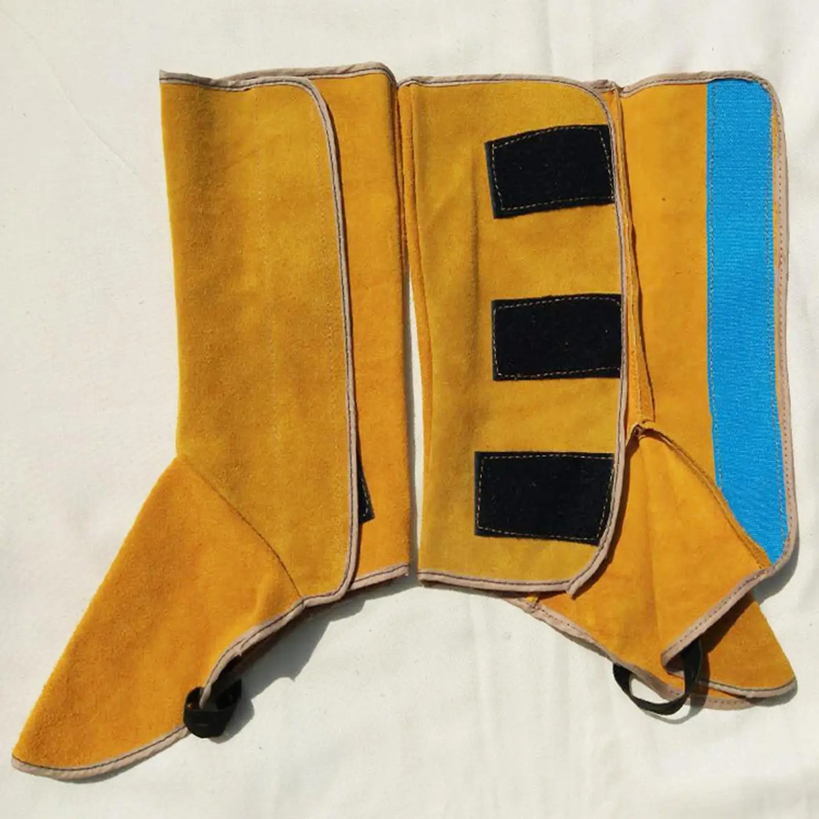 2-Pieces-Welding-Boot-Cover-Welding-Gaiters-Tools-Safe-Leather-Welding ...