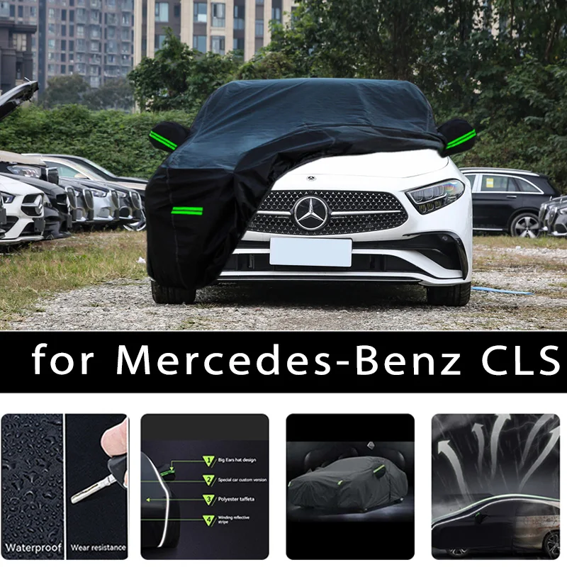 For-Mercedes-Benz-CLS-Outdoor-Protection-Full-Car-Covers-Snow-Cover ...