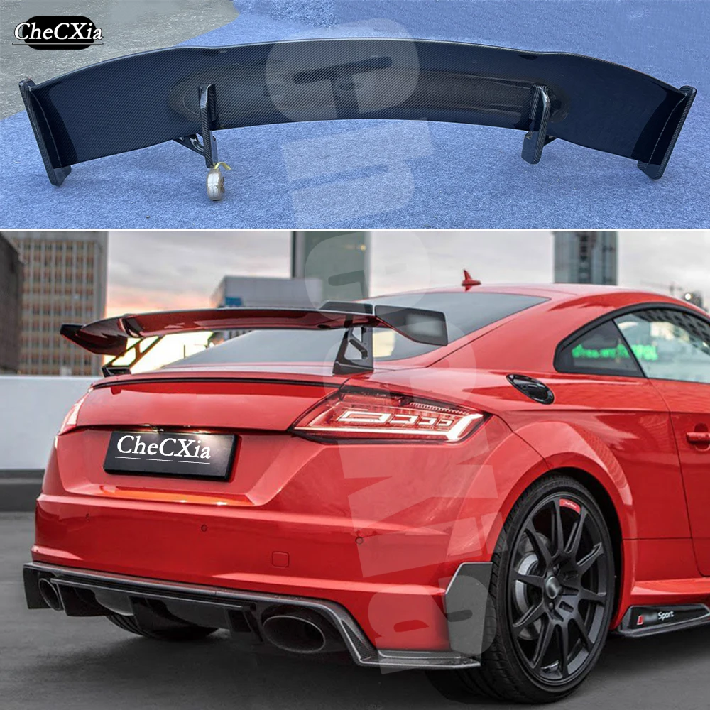 Carbon-Fiber-Rear-Spoiler-Suitable-For-Audi-2006-2024-TT-TTS-TTRS-MK2 ...
