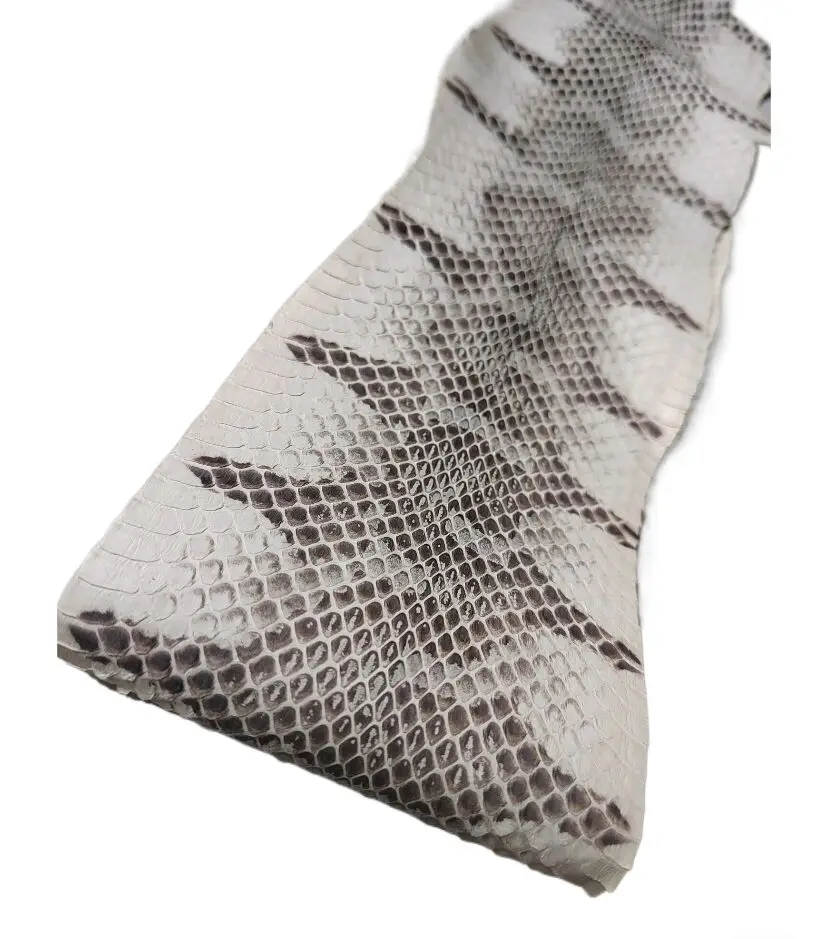 WS052-Black-And-White-Mixed-Color-Genuine-Snake-SKin-for-Leather-Craft ...