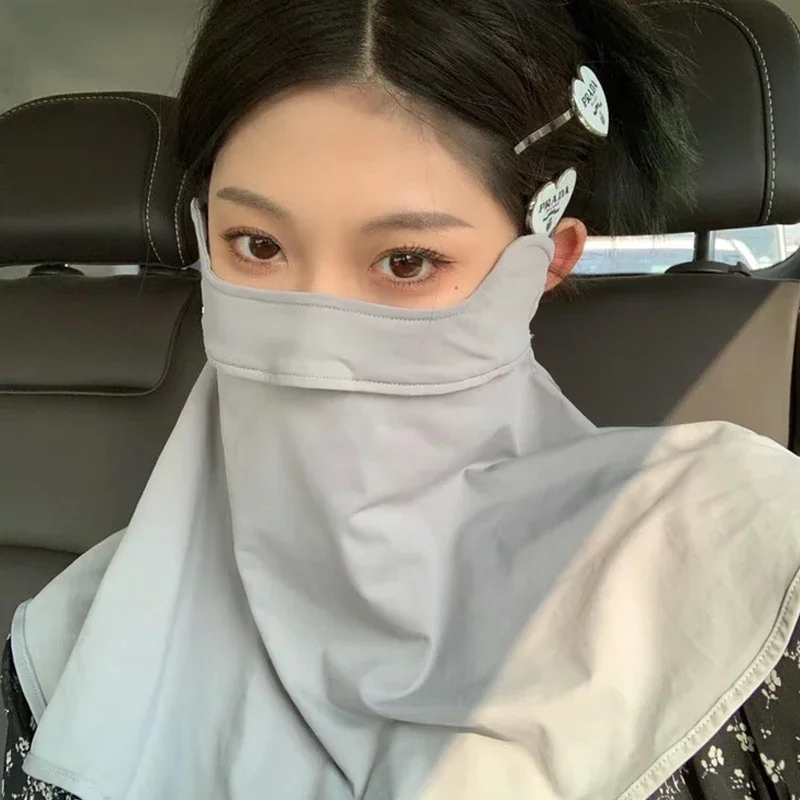 Summer-Ice-Silk-Anti-sunburn-Mask-Anti-ultraviolet-Breathable-Masks ...