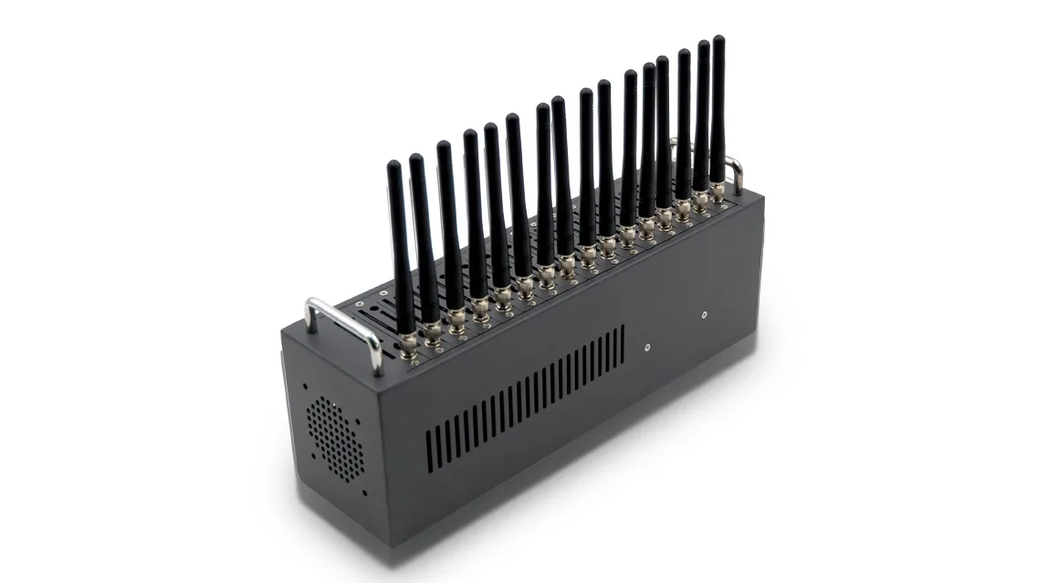 skyline 16 port bulk sms broadcast sms blaster machine multi sim gsm modem 2G sms gateway M26 ...