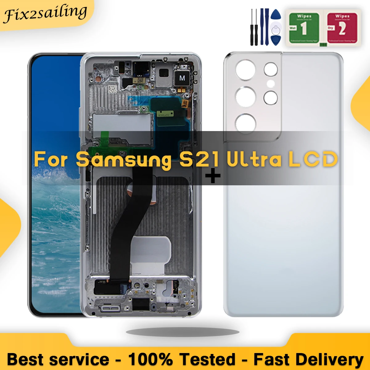 AMOLED-LCD-Display-For-Samsung-Galaxy-S21-Ultra-5G-LCD-G998F-G998B-LCD ...