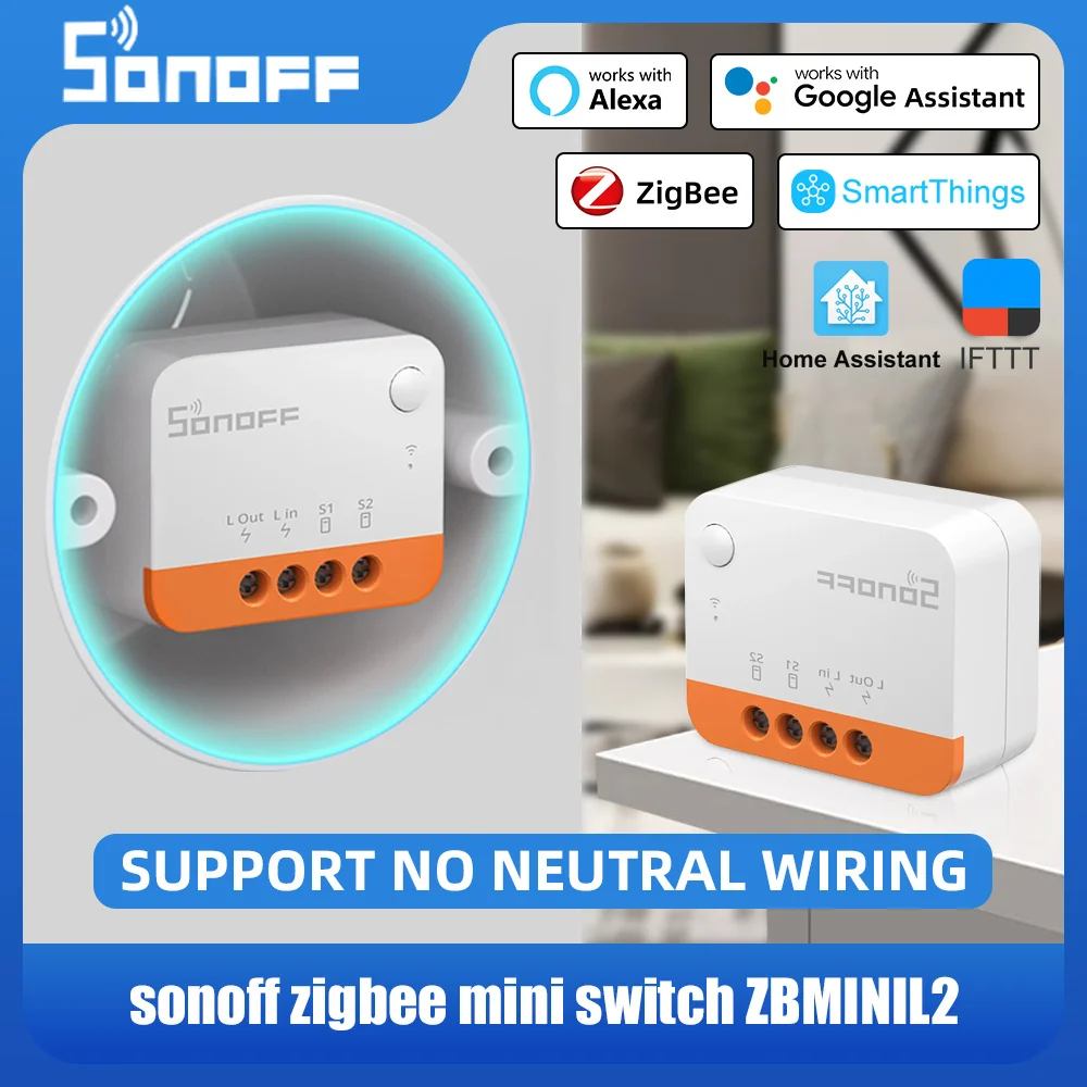 Sonoff ZbminiL2 Extreme Zigbee Smart Switches with Amazon Alexa Google ...