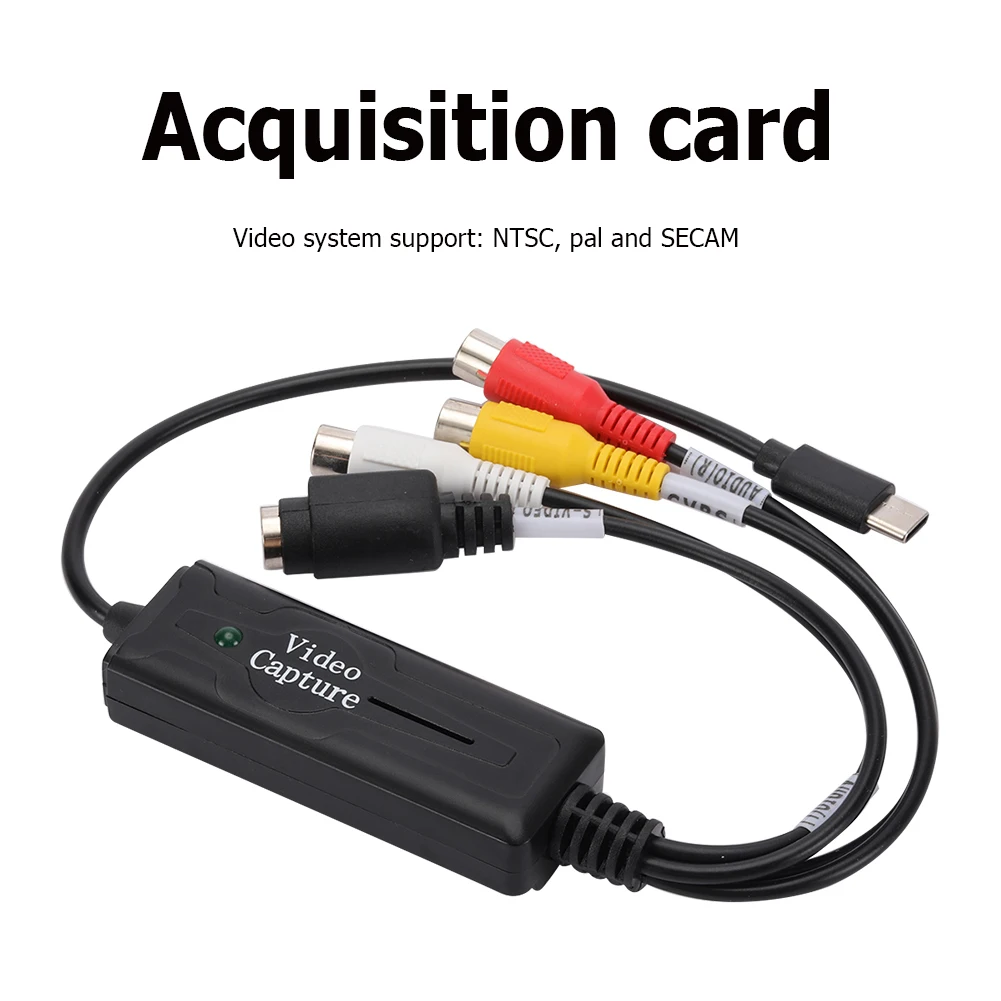 USB3.1 Audio Video Capture Card Adapter High-Speed Interface DVD/VCD ...