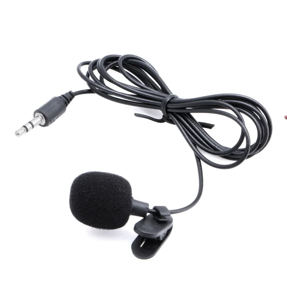 Mini-Portable-Microphone-Condenser-Clip-on-Lapel-Lavalier-Mic-Wired ...